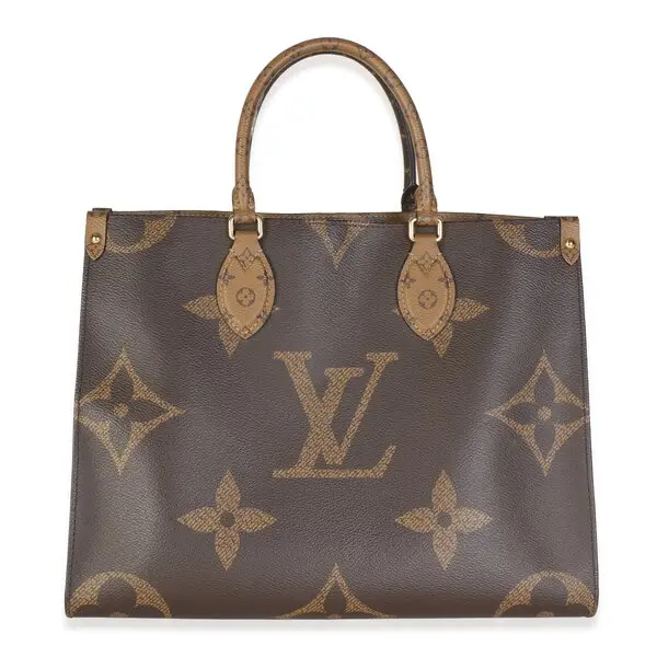 LOUIS VUITTON Reverse Monogram Canvas Onthego Mm - Brown