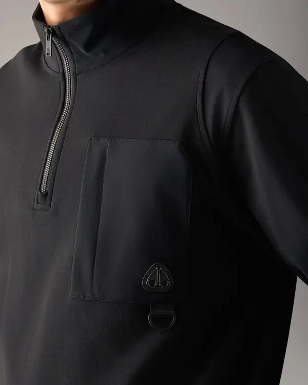 Moose Knuckles Dalon Quarter-zip Sweatshirt