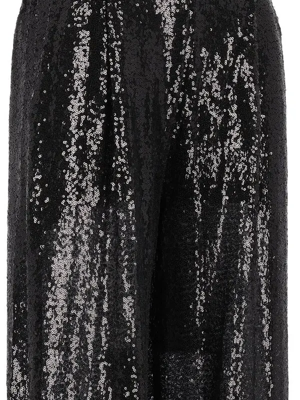AMAZUIN Gal Sequins Wide-leg Trousers