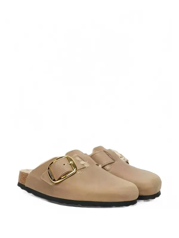 BIRKENSTOCK Boston Big Buckle Shearling Shoes
