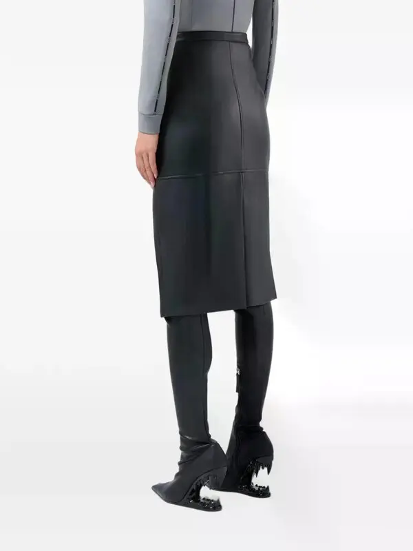 Gcds High-waisted Pencil Midi Skirt