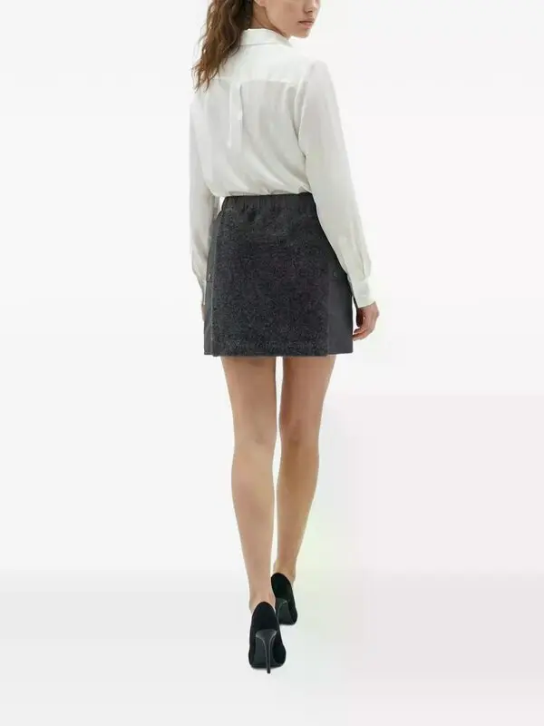 Brunello Cucinelli Drawstring Panelled Skirt