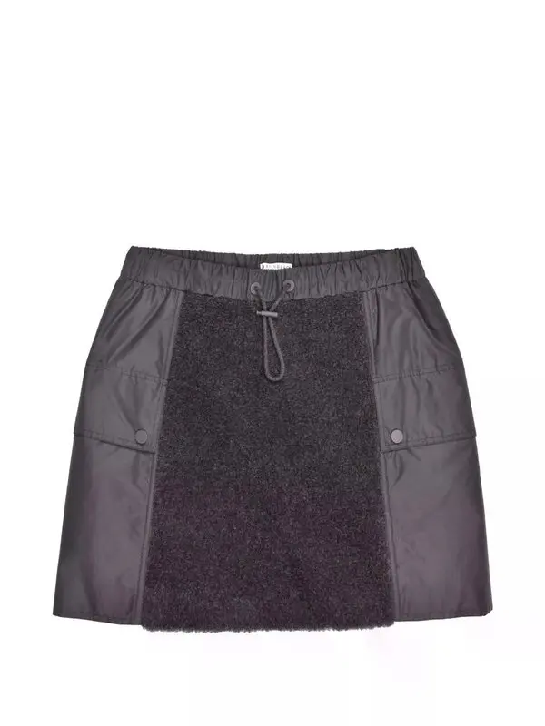 Brunello Cucinelli Drawstring Panelled Skirt