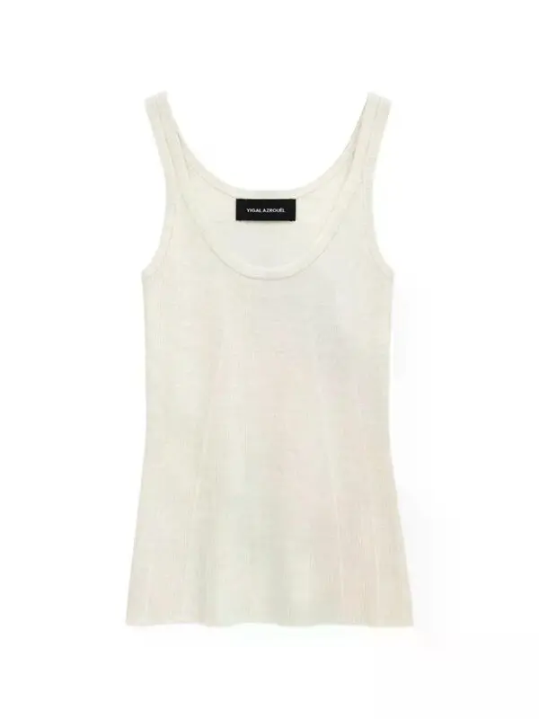 Yigal Azrouël Fine-rib Tank Top - Neutrals