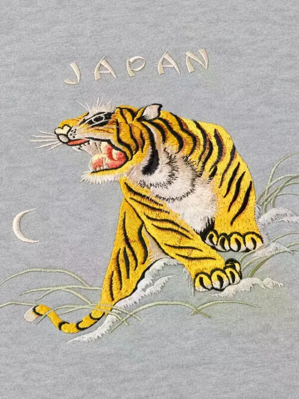 TAILOR TOYO Tiger-embroidered Sweater