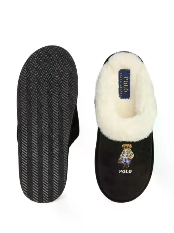 Polo Ralph Lauren Polo Bear Suede Slippers