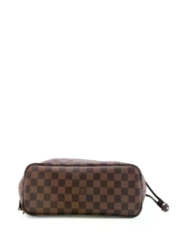 LOUIS VUITTON Neverfull Damier Pm Tote Bag - Brown