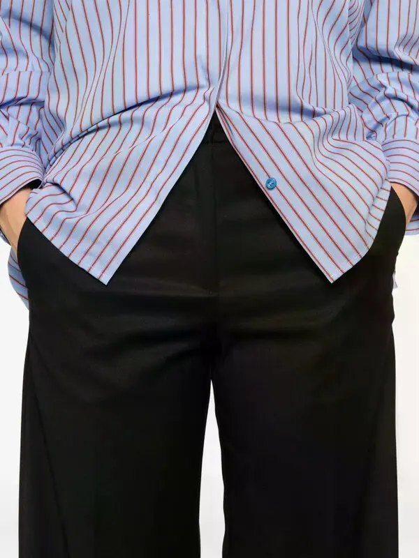 MARSEM Pressed-crease Tailored Trousers