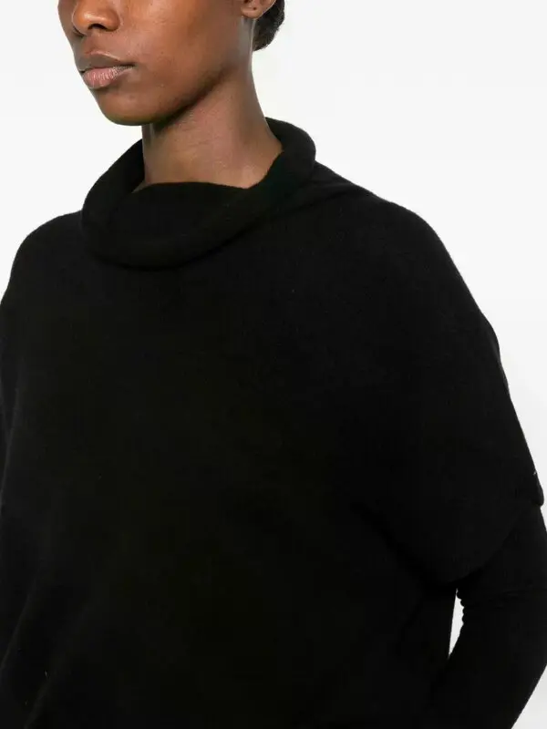 VANISE Cashmere Cowl-neck Sweater