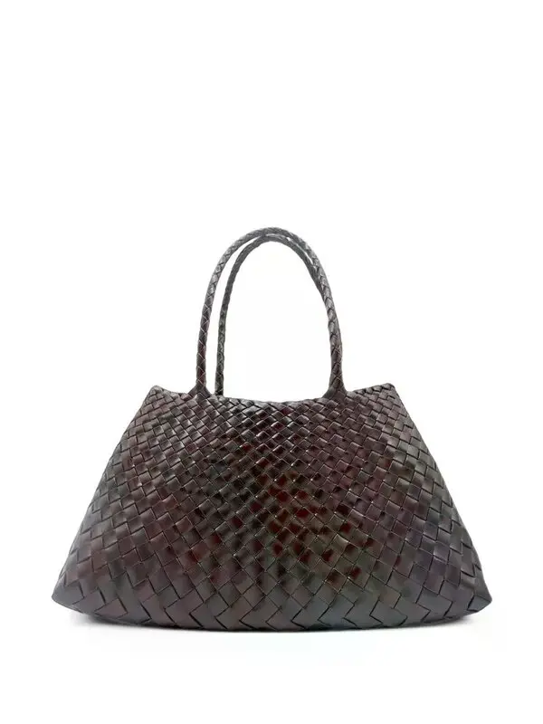 Dragon Diffusion Santa Croce Big Dark- Shoulder Bag - Brown
