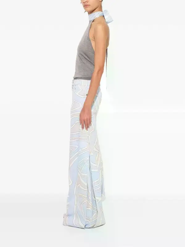 Emilio Pucci Wool Top With Scarf Detail
