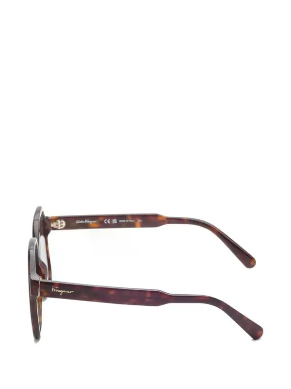 FERRAGAMO Geometric-frame Sunglasses