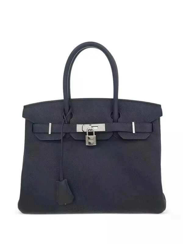 Hermès 2017 30 Birkin Tote Bag - Blue