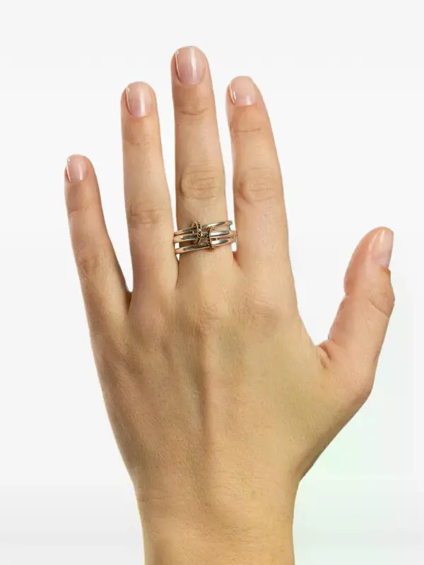 SPINELLI KILCOLLIN Capricorn Black-diamond Ring - Silver