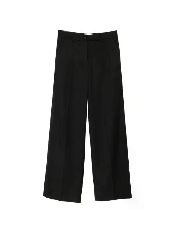 MARSEM Pressed-crease Wide-leg Trousers