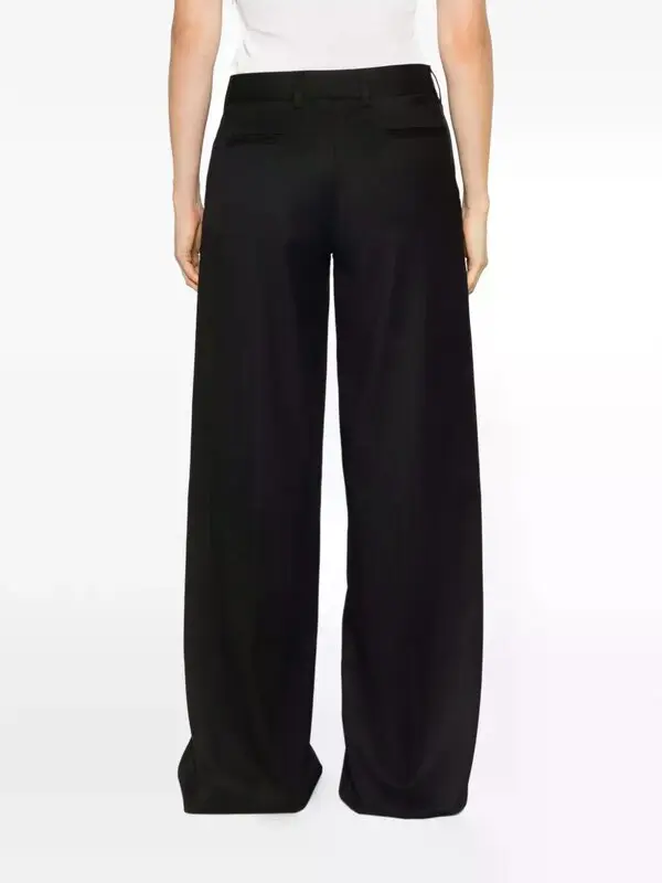 MARSEM Pressed-crease Wide-leg Trousers