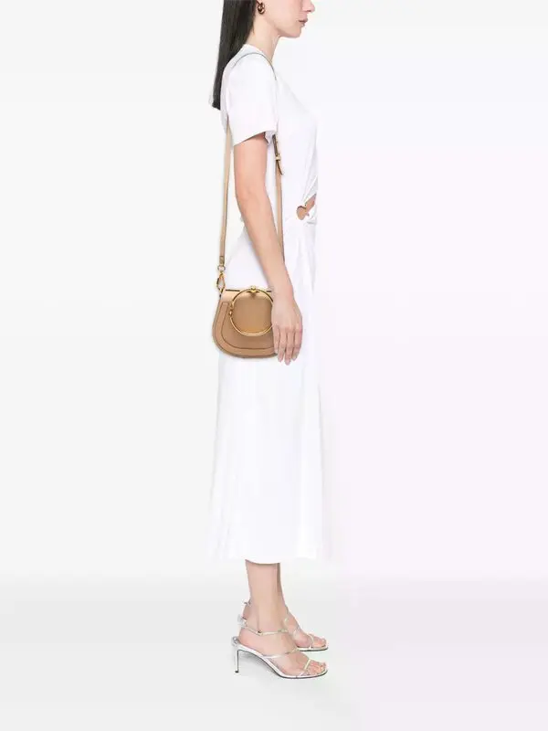Chloé 2017 Small Leather Nile Bracelet Satchel - Neutrals