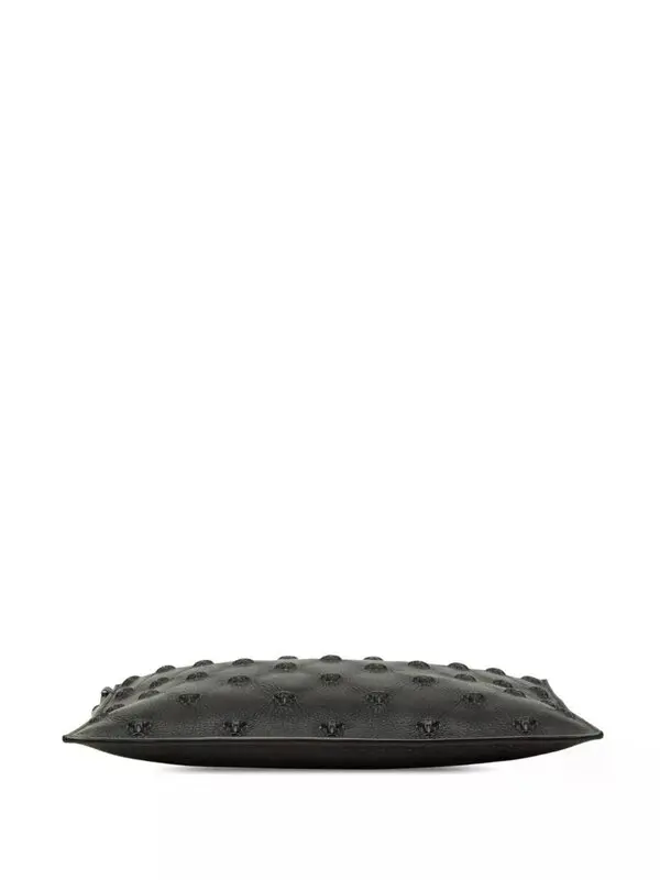 Versace 2010-2026 Embossed Leather Medusa Wristlet Clutch Bag