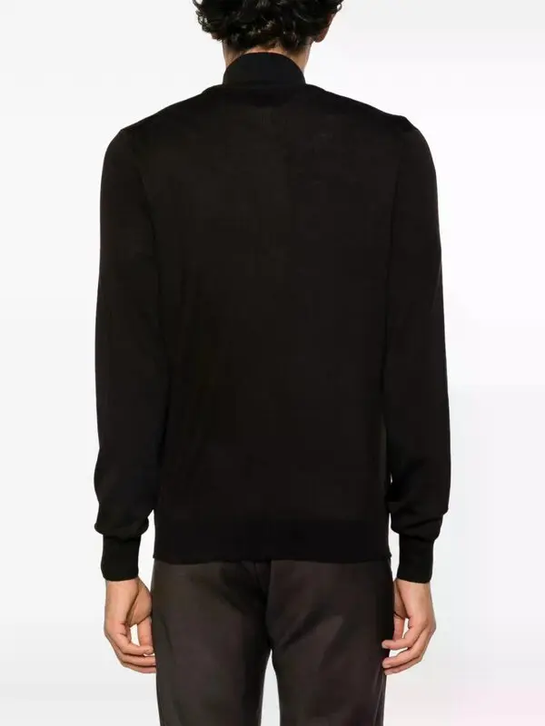 Tagliatore Zip-up High-neck Sweater