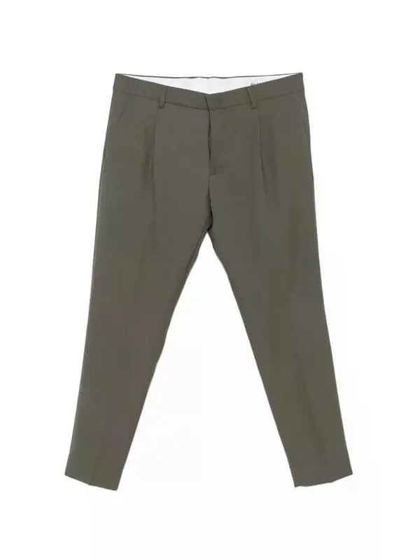 BE ABLE Ricky Pleated Trousers - Grey