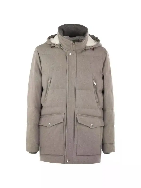 Brunello Cucinelli Down Jacket With Detachable-hood