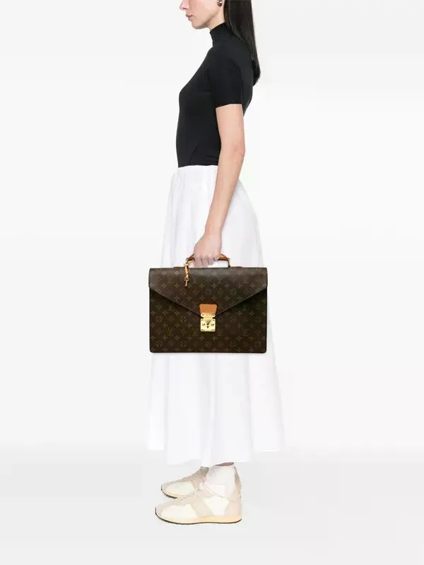 LOUIS VUITTON 2003 Monogram Serviette Conseiller Business Bag