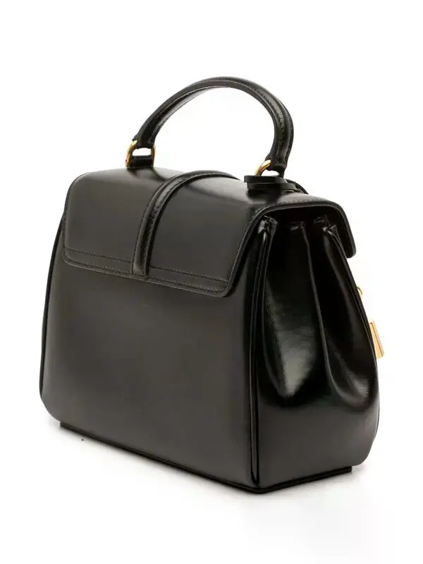 Celine 2016-2026 Mini Smooth Calfskin 16 Top Handle Bag Satchel