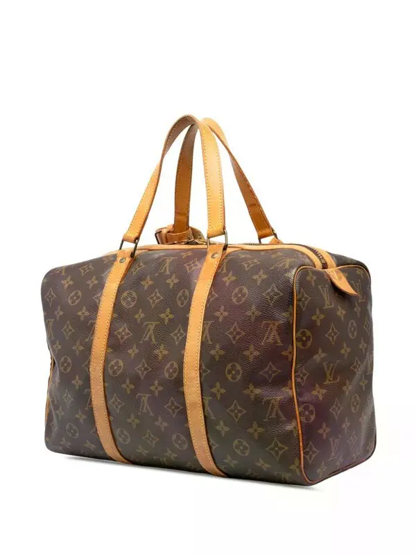 LOUIS VUITTON 1990 Monogram Sac Souple 35 Travel Bag