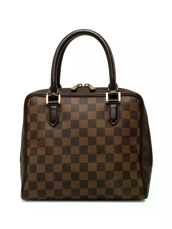 LOUIS VUITTON 2002 Damier Ebene Brera Handbag - Brown