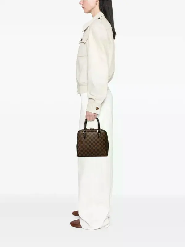 LOUIS VUITTON 2002 Damier Ebene Brera Handbag