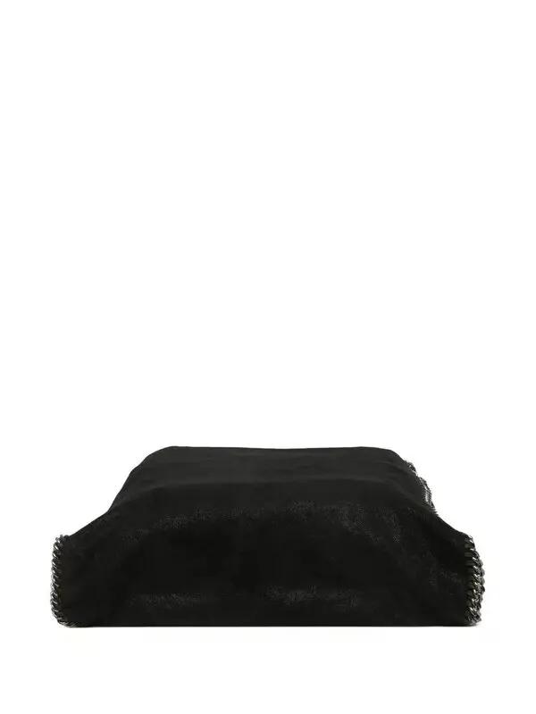 Stella McCartney 2005-2016 Shaggy Deer Falabella Fold Over Satchel - Black