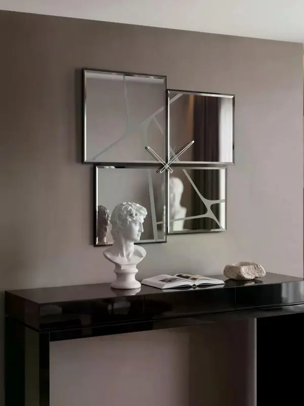 ARTI & MESTIERI Sintesi 70 Metropolitan Square-panels Wall Clock