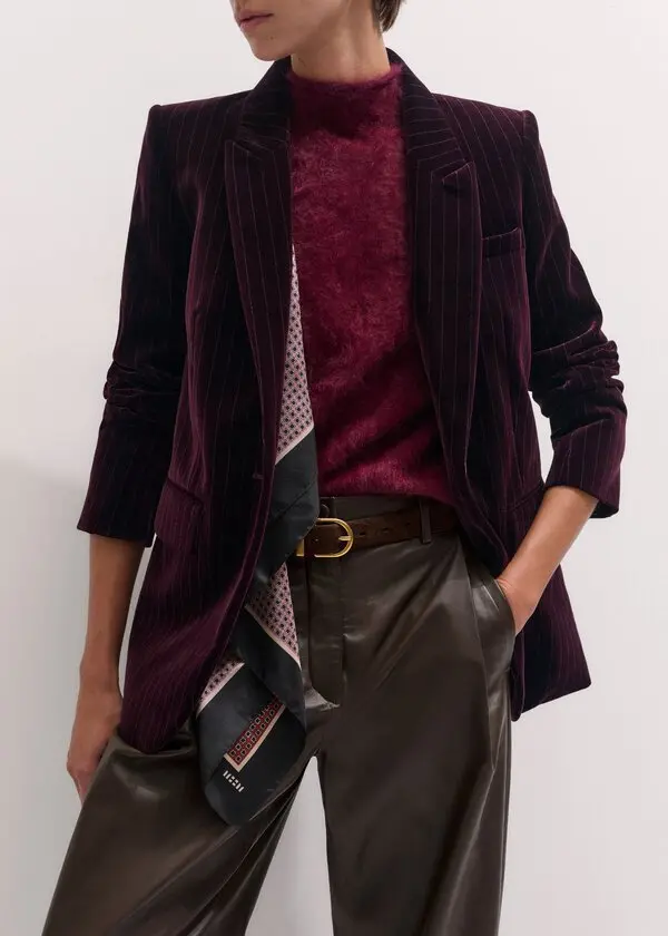 ME+EM Brushed Cashmere High Neck Straight Vest