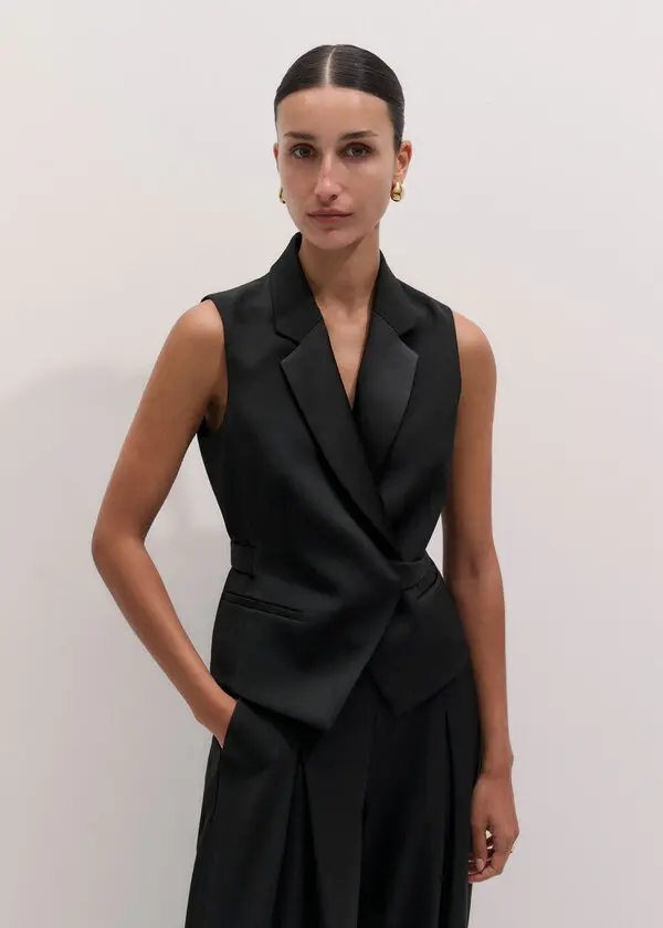 ME+EM Tux Wrap Vest