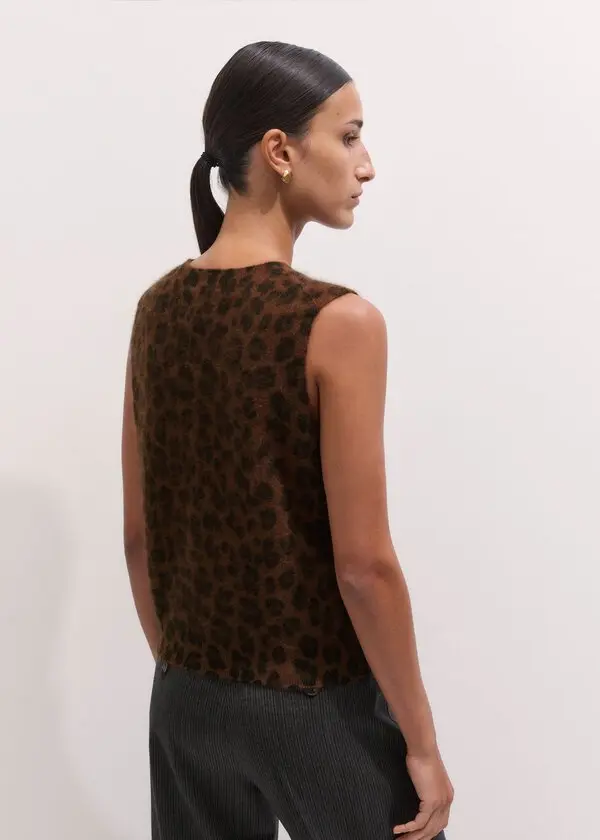 ME+EM Merino Cashmere Straight Knit Vest