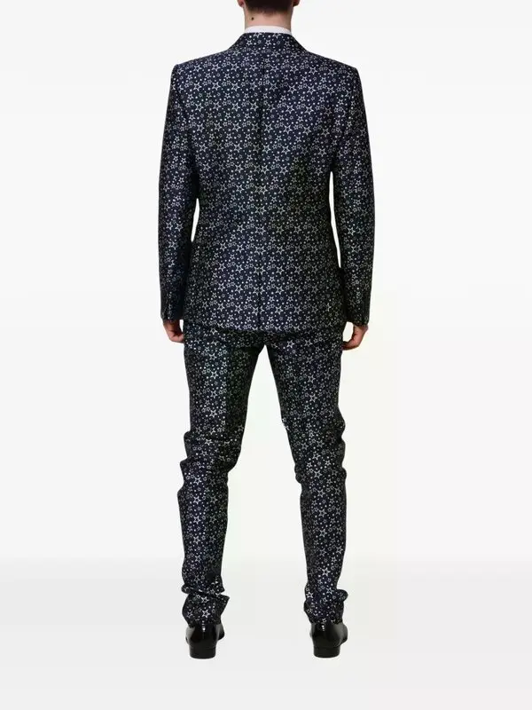 Dolce & Gabbana Martini Star-jacquard Three-piece Suit