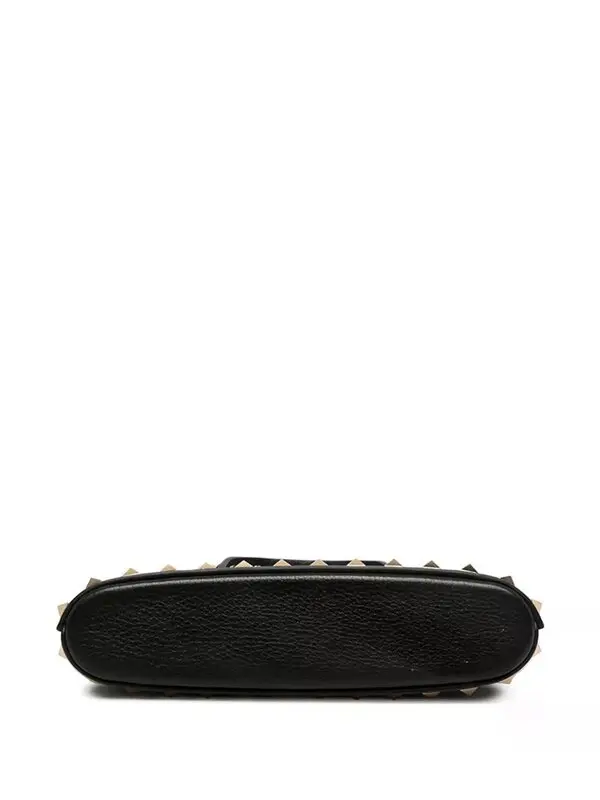 Valentino Garavani 2000-2017 Mini Grainy Calfskin Rockstud Shopping Bag Satchel