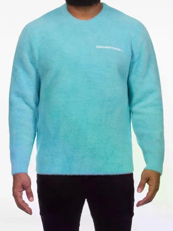 BILLIONAIRE BOYS CLUB Fuzzy Crew-neck Sweater