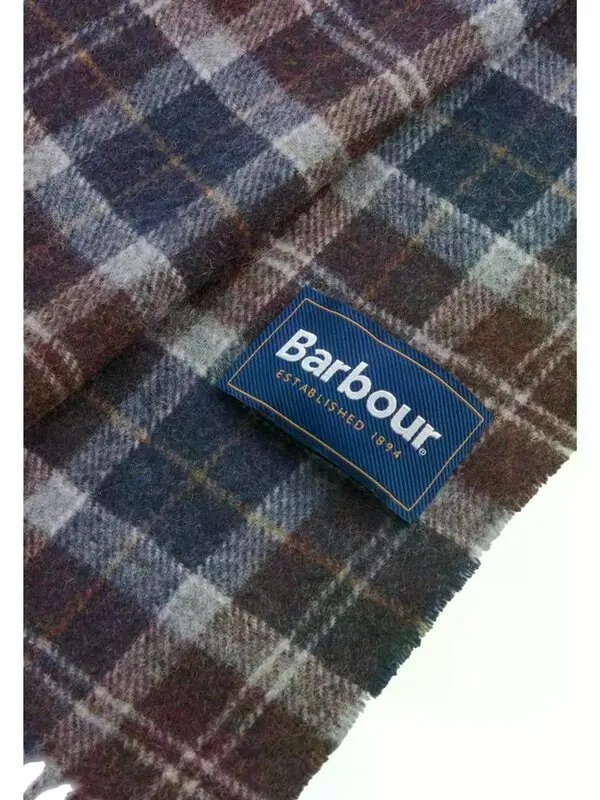 Barbour Tartan-check Wool Scarf