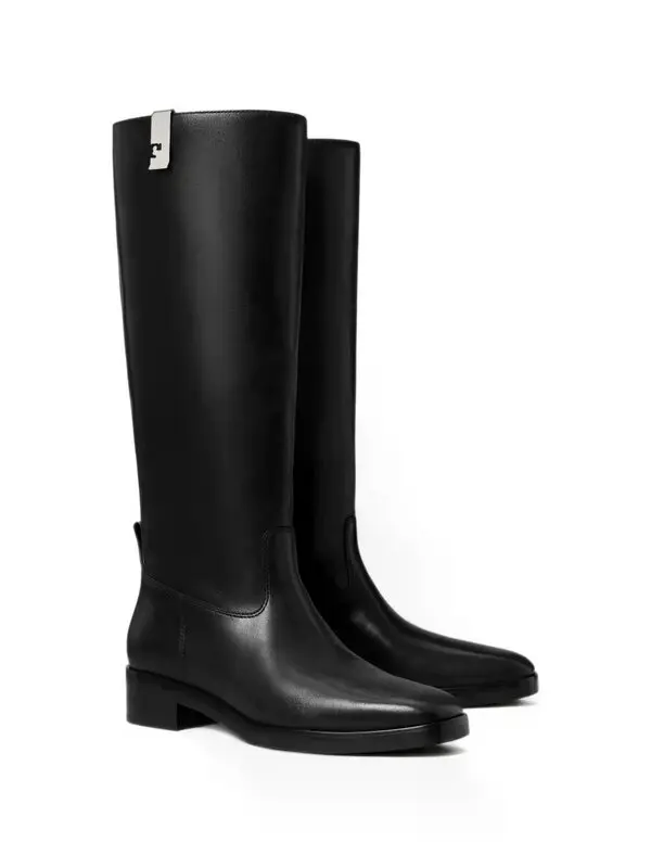 Tory Burch Money Clip Boots - Black