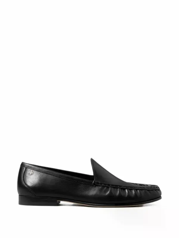 Tory Burch Ruched Loafers - Black