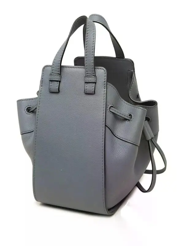Loewe 2021 Mini Grained Calfskin Drawstring Hammock Satchel