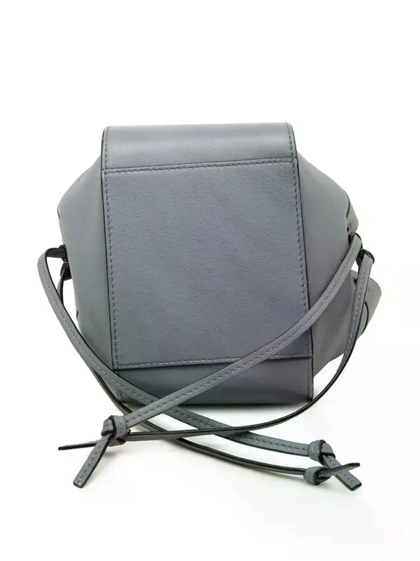 Loewe 2021 Mini Grained Calfskin Drawstring Hammock Satchel