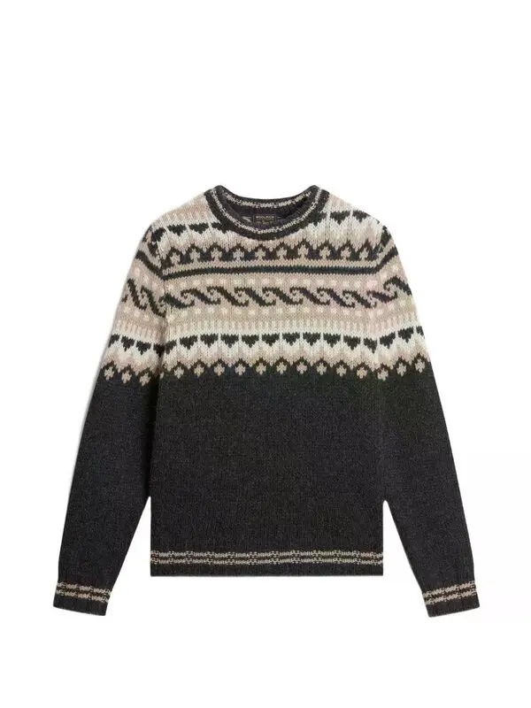 Woolrich Fair Isle-knit Jumper - Grey