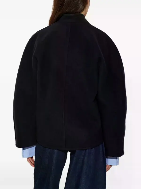 FORTE_FORTE Bead-embellished Buckle-fastening Jacket