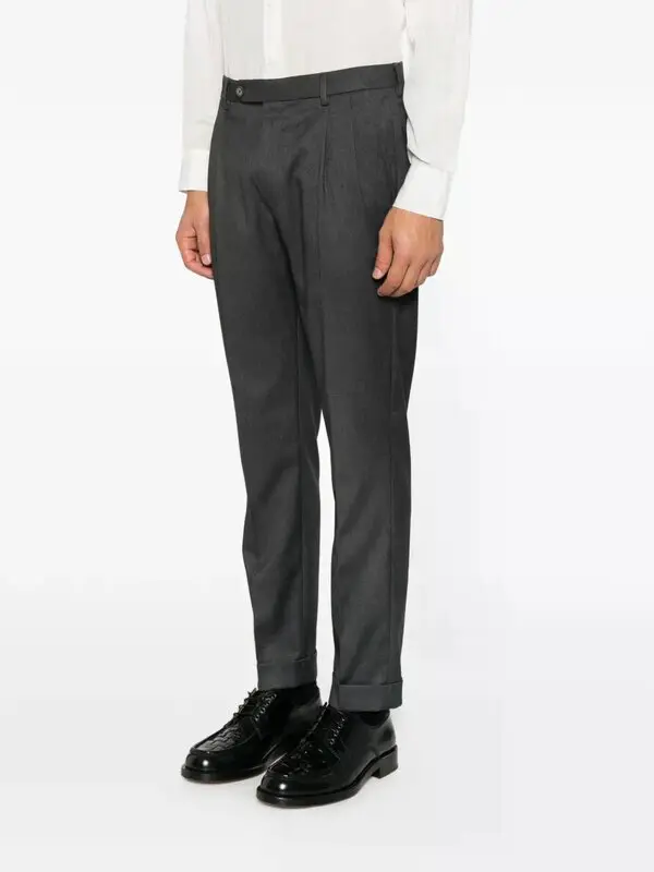 GTA Luca Pleated Turn-up Trousers