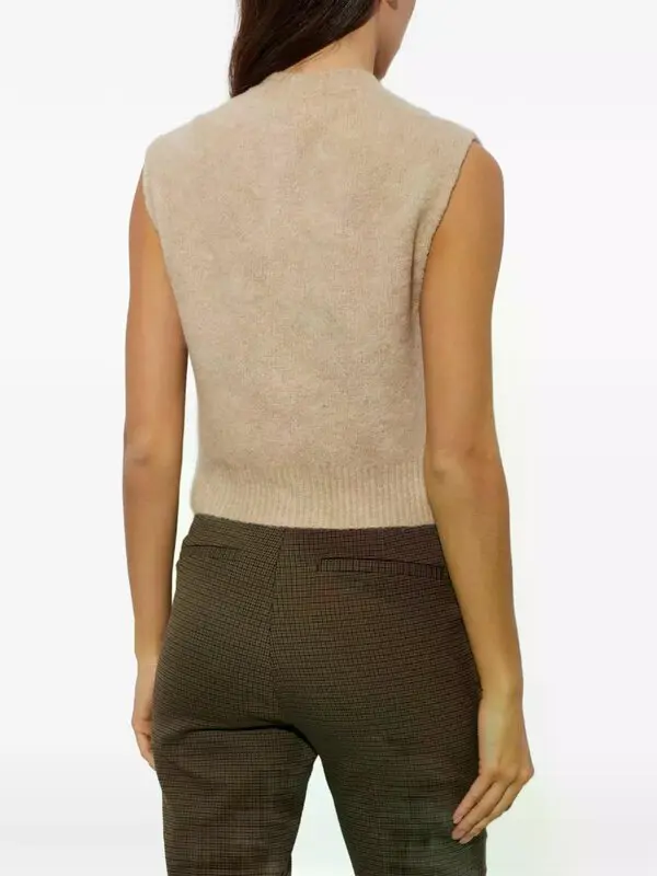 FORTE_FORTE Embellished Knitted Vest