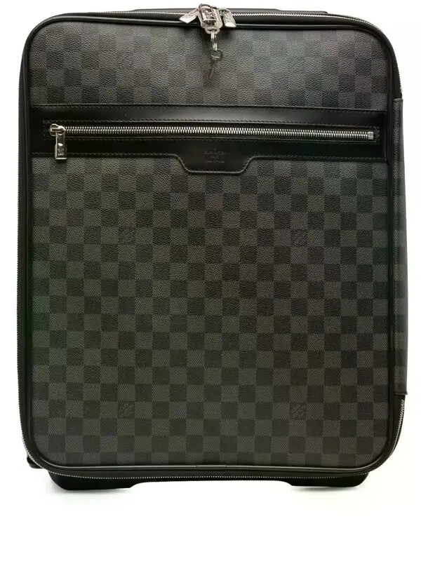 LOUIS VUITTON 2010 Damier Graphite Pegase 45 Travel Bag - Black
