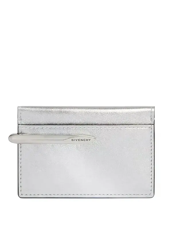 Givenchy Pinch Card Holder In Laminated Leather