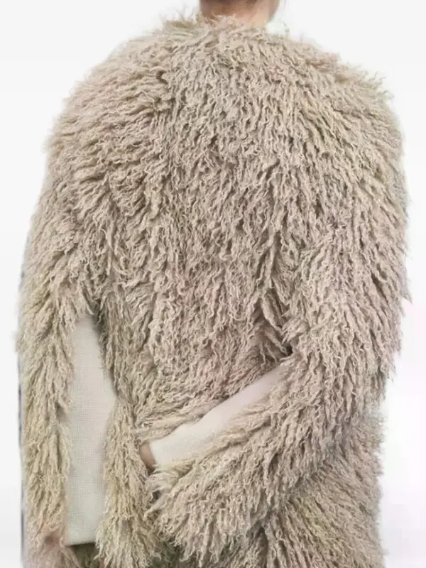 Patrizia Pepe Soft Faux-fur Textured Jacket